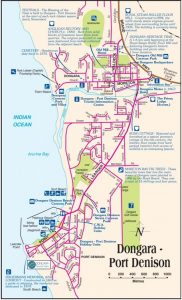 Dongara – Port Denison Map | Dongara Tourist Park